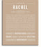 Rachel | Name Art Print – Name Stories