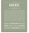 Rachel | Name Art Print – Name Stories