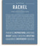 Rachel | Name Art Print – Name Stories