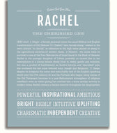 Rachel Personalized Name Meaning Art Prints – Name Stories