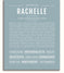 Rachelle | Name Art Print – Name Stories