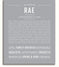 Rae | Name Art Print – Name Stories