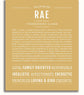 Rae | Name Art Print – Name Stories