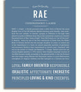 Rae | Name Art Print – Name Stories