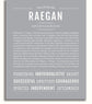 Raegan | Name Art Print – Name Stories