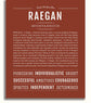 Raegan | Name Art Print – Name Stories