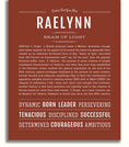 Raelynn | Name Art Print – Name Stories