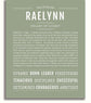 Raelynn | Name Art Print – Name Stories