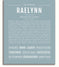 Raelynn | Name Art Print – Name Stories