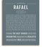 Rafael | Name Art Print – Name Stories