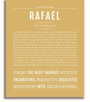 Rafael | Name Art Print – Name Stories