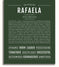 Rafaela | Name Art Print – Name Stories