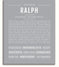 Ralph | Name Art Print – Name Stories
