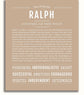 Ralph | Name Art Print – Name Stories