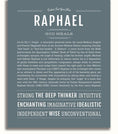 Raphael | Name Art Print – Name Stories