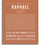 Raphael Personalized Name Meaning Art Prints – Name Stories