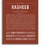 Rasheed | Name Art Print – Name Stories