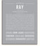 Ray | Name Art Print – Name Stories