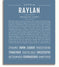 Raylan | Name Art Print – Name Stories