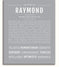 Raymond | Name Art Print – Name Stories