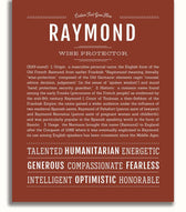 Raymond | Name Art Print – Name Stories