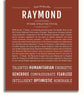 Raymond | Name Art Print – Name Stories