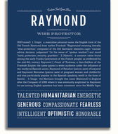 Raymond | Name Art Print – Name Stories