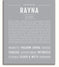 Rayna | Name Art Print – Name Stories