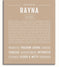 Rayna | Name Art Print – Name Stories
