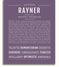 Rayner | Name Art Print – Name Stories