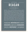 Reagan (female) | Name Art Print – Name Stories