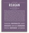Reagan (male) | Name Art Print – Name Stories