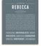 Rebecca | Name Art Print – Name Stories