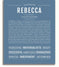 Rebecca Personalized Name Meaning Art Prints – Name Stories