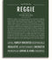 Reggie | Name Art Print – Name Stories