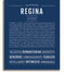 Regina | Name Art Print – Name Stories
