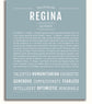 Regina | Name Art Print – Name Stories