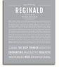 Reginald | Name Art Print – Name Stories