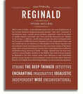 Reginald | Name Art Print – Name Stories