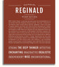 Reginald | Name Art Print – Name Stories