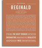 Reginald | Name Art Print – Name Stories