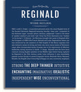 Reginald | Name Art Print – Name Stories
