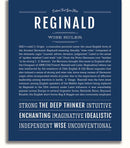 Reginald | Name Art Print – Name Stories
