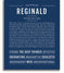 Reginald | Name Art Print – Name Stories