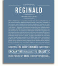 Reginald | Name Art Print – Name Stories