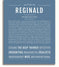 Reginald | Name Art Print – Name Stories