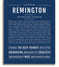 Remington (female) | Name Art Print – Name Stories