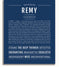Remy (male) | Name Art Print – Name Stories