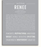 Renee | Name Art Print – Name Stories