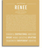 Renee | Name Art Print – Name Stories